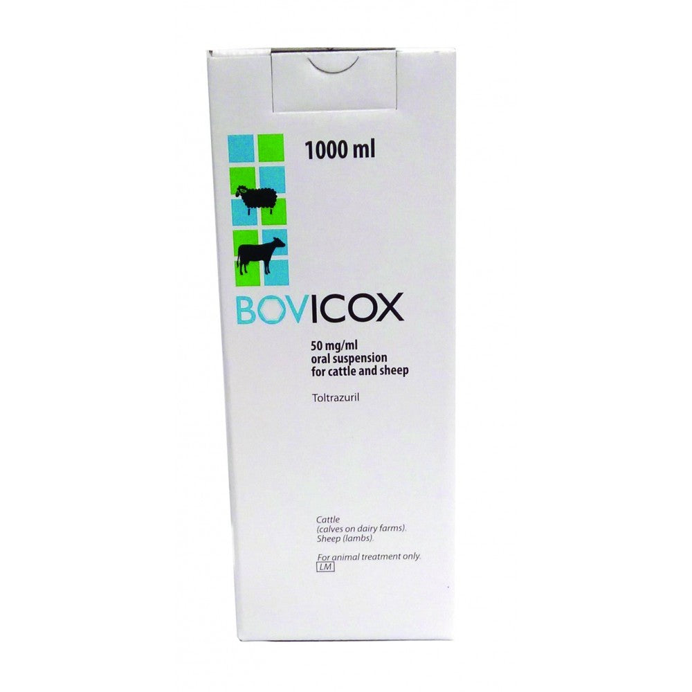 Bovicox 50 mg/ml oral suspension for Cattle and Sheep – Quinn's Chemist