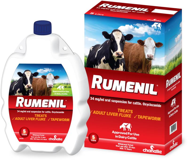 Rumenil 34 mg/ml oral suspension for cattle 5L (Zanil Generic) – Quinn ...